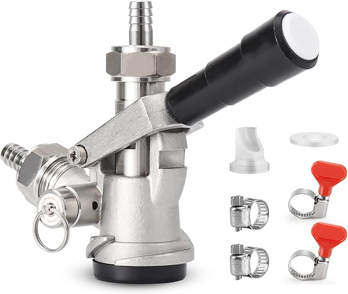 Amazon.com: Hgkeke All 304 Stainless Steel Sankey Keg Coupler D System ...