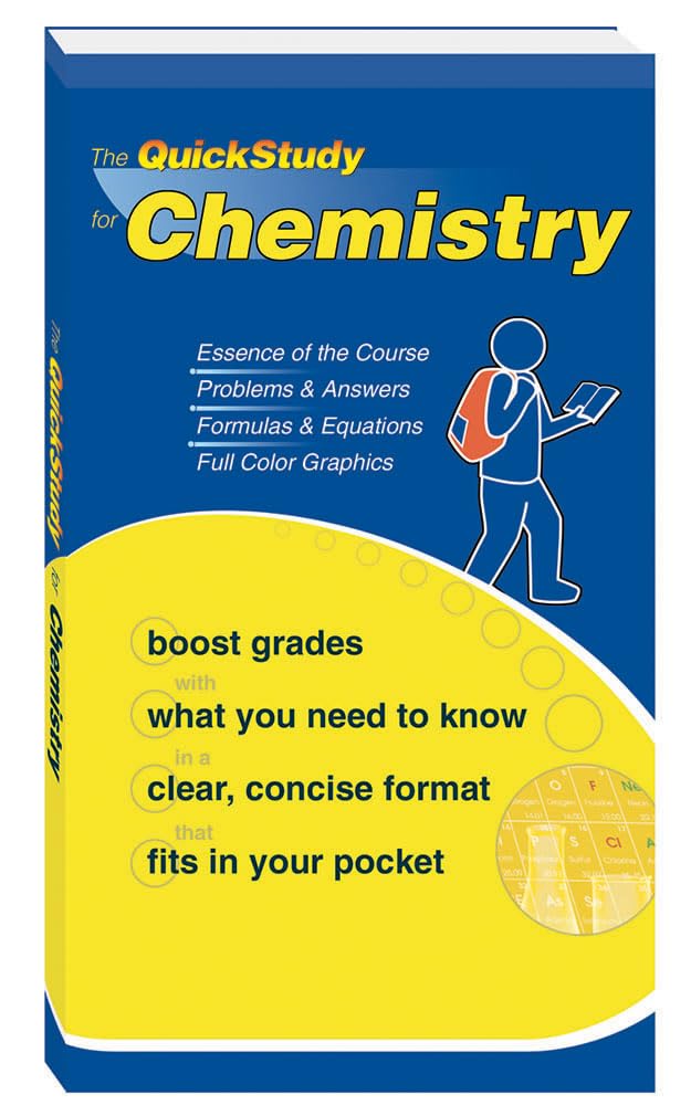 Chemistry (Quick Study Booklet): BarCharts, Inc.: 9781423202615: Amazon ...