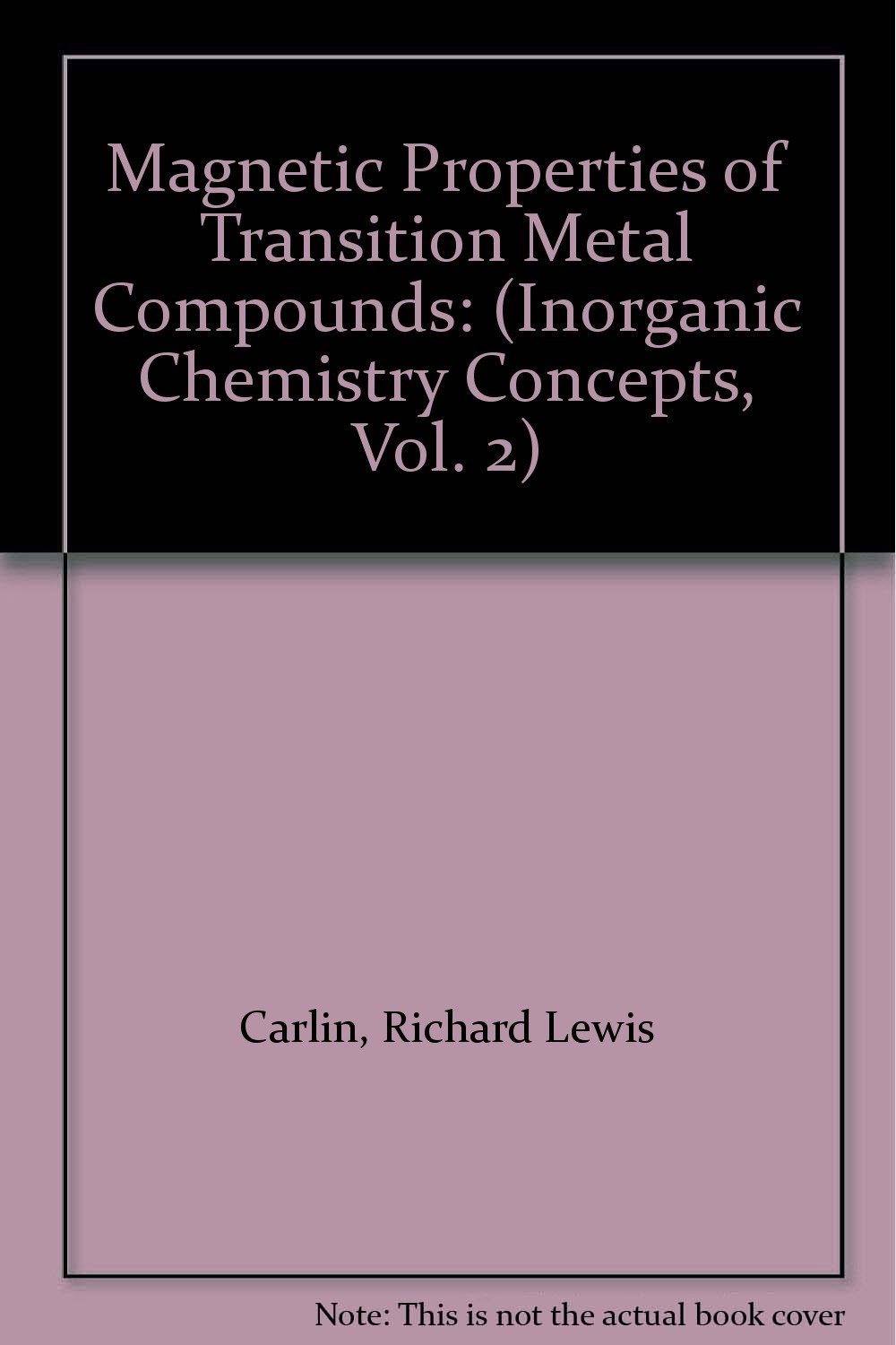 Magnetic Properties of Transition Metal Compounds: (Inorganic Chemistry ...
