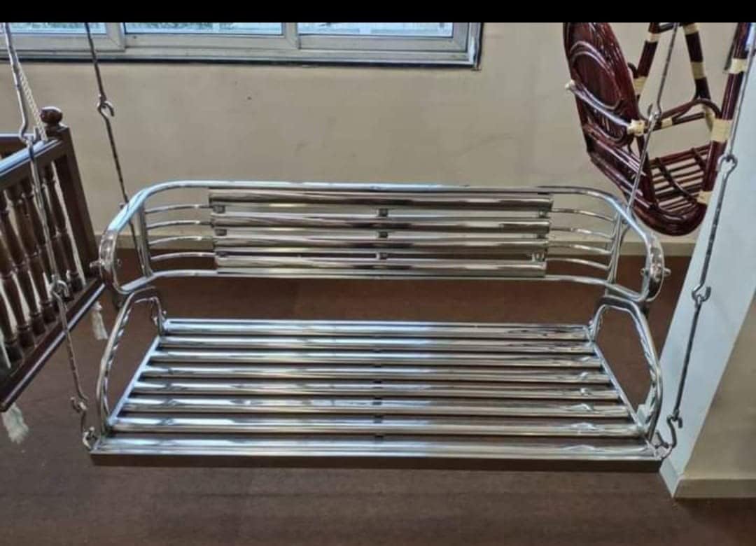 Zula Ghar Stainless Steel Reversible Swing : Amazon.in: Home & Kitchen