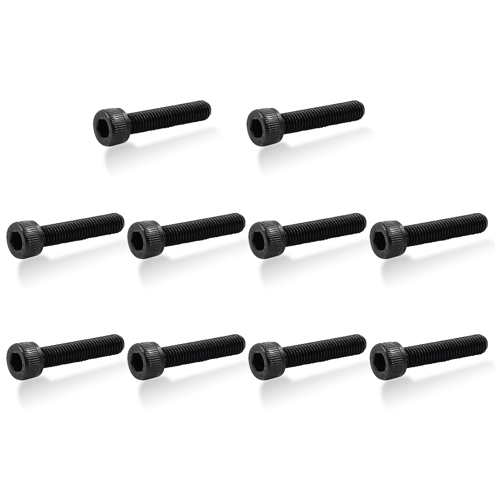 Snapklik.com : Moicstiy M5 X 25mm Hex Socket Head Cap Screws Bolts 12.9 ...
