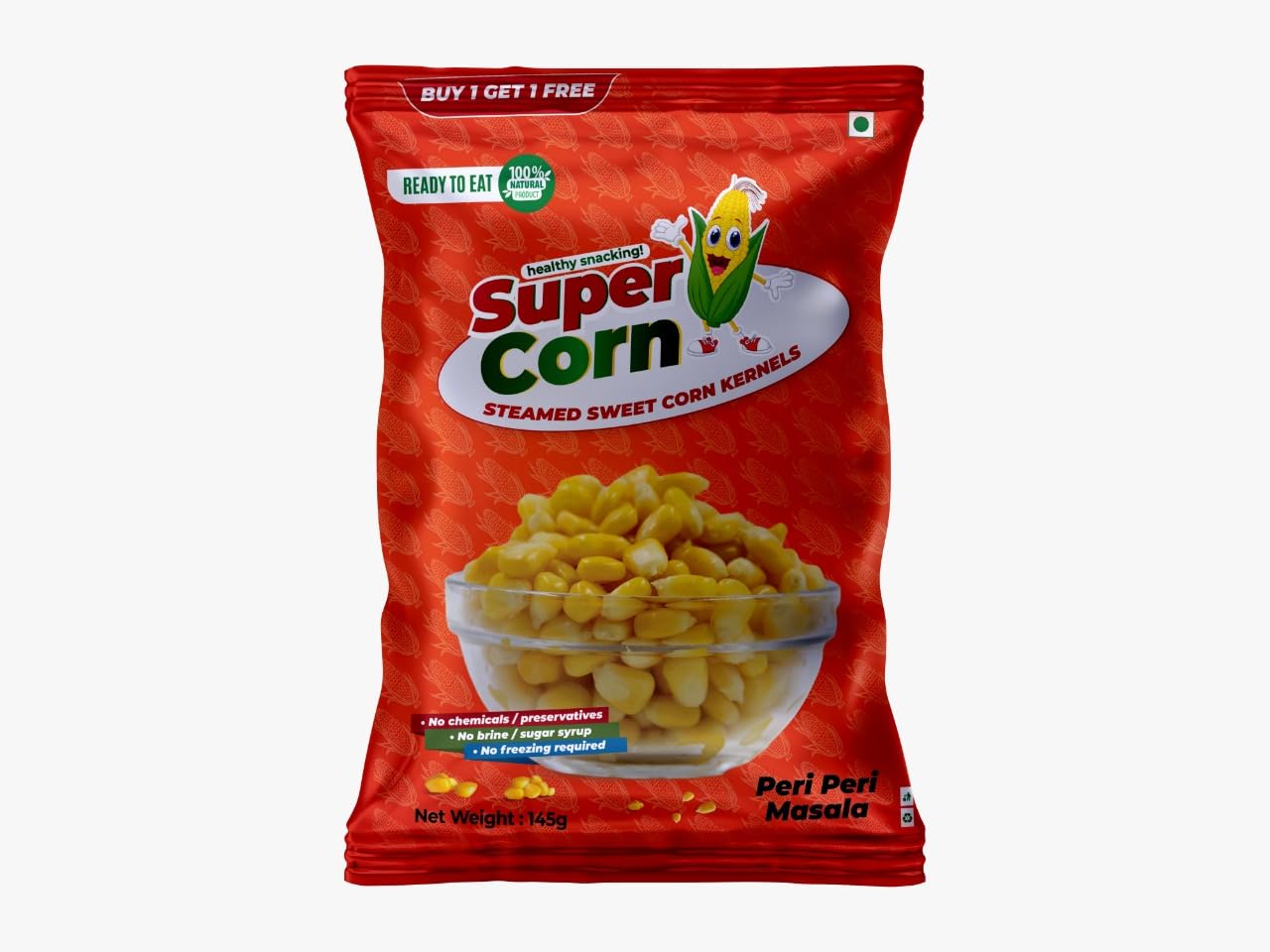 Super Corn Peri Peri Masala Kernels, 145g (B1G1) : Amazon.in: Grocery ...