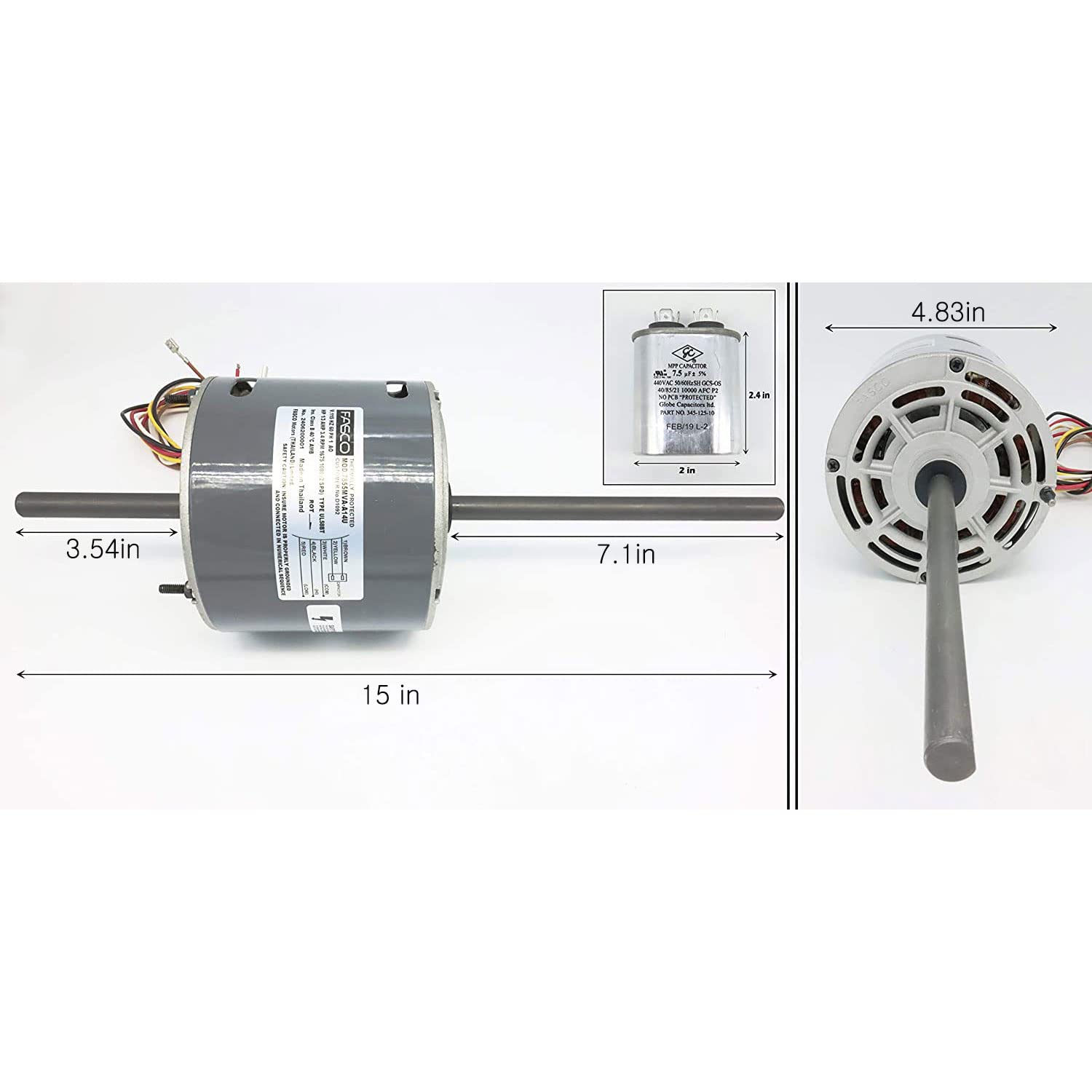 Buy FASCO Produced D1092 for RV with a FASCO Recommended Capacitor by ...