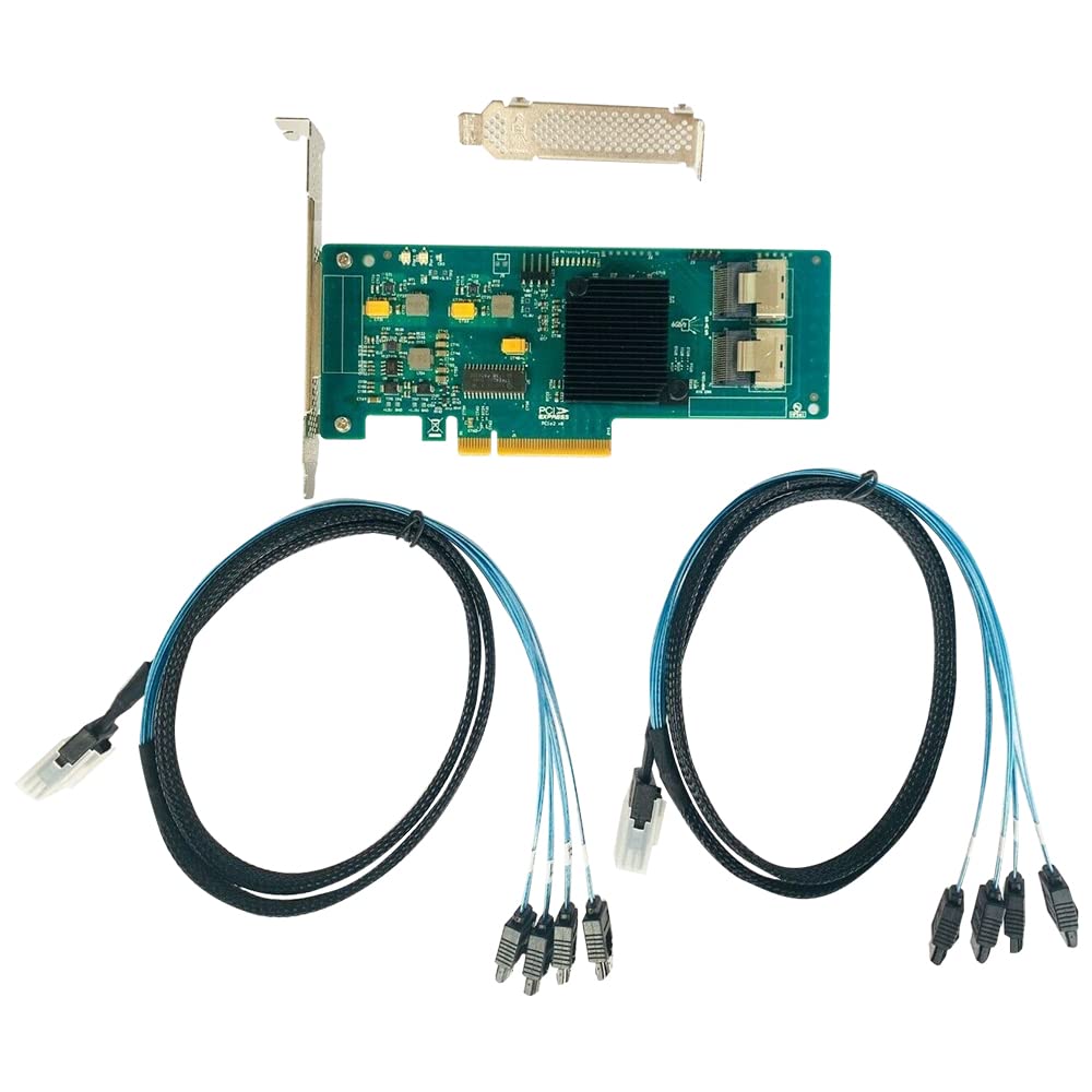 LSI 9201-8i RAID Controller Card 6G HBA FW P20 9211-8i IT Mode ZFS ...