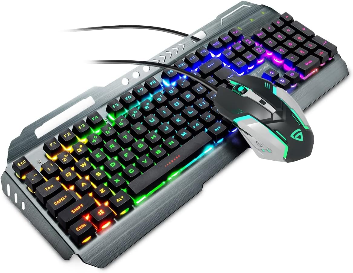 Amazon.in: Buy RAEGR RapidGear X70 USB Gaming Keyboard and Mouse Combo ...