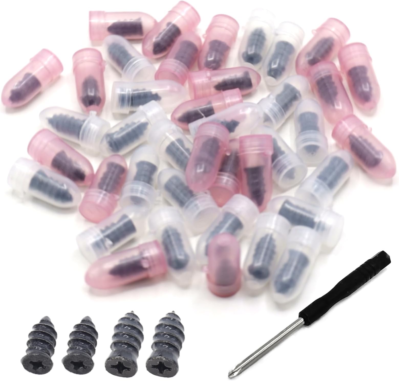 Amazon.com: Joyangy Pack of 40 Black Tire Repair Nails, 2 Size Fast ...