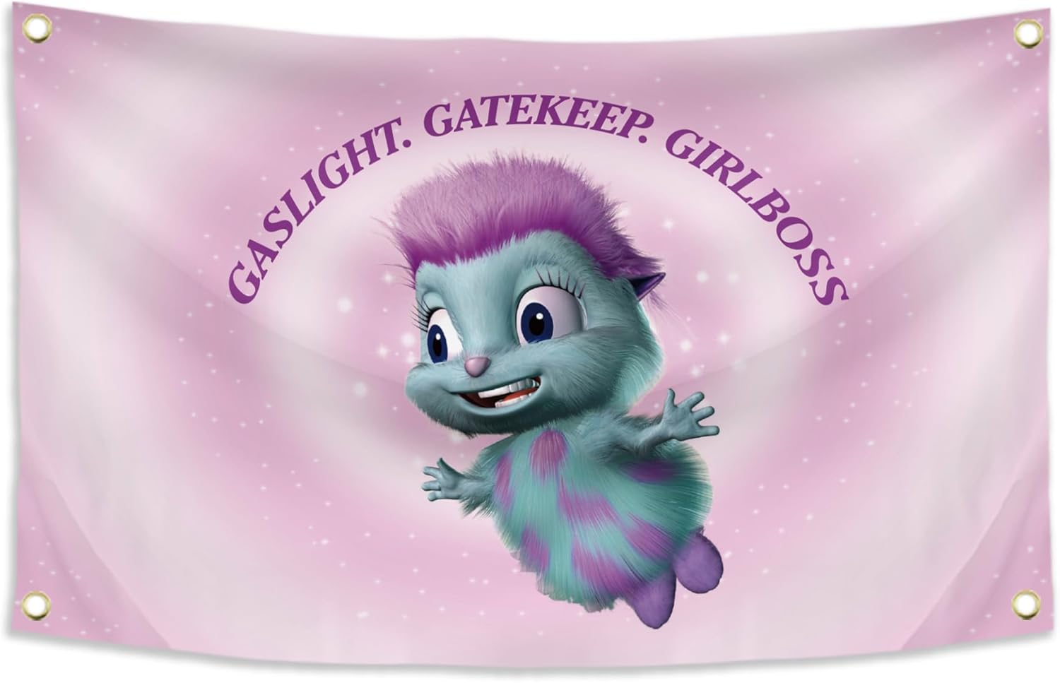 Amazon.com : Bibble Meme Beliefs Happiness Flag 3X5ft Gaslight Gatekeep ...