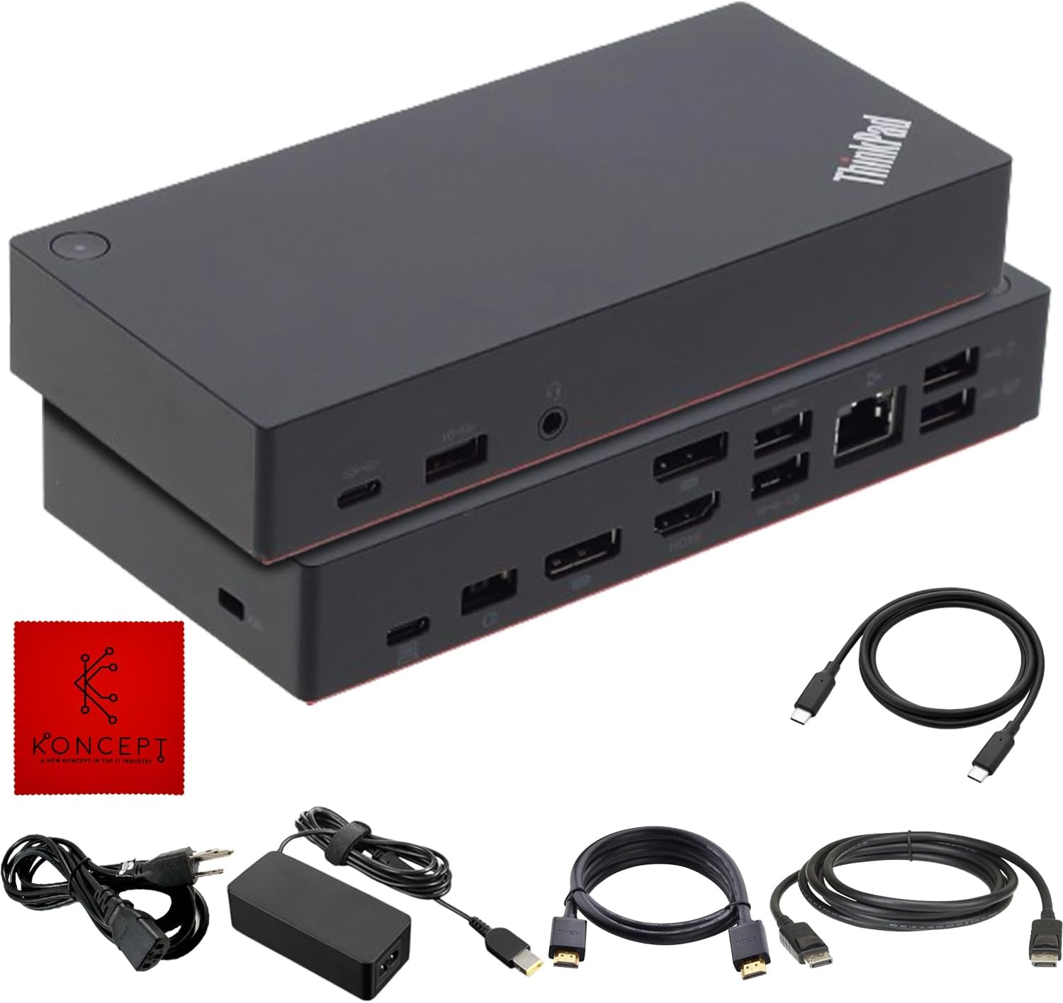 Amazon.com: Lenovo ThinkPad USB-C UltraDock With 90W 2 Prong AC Adapter ...