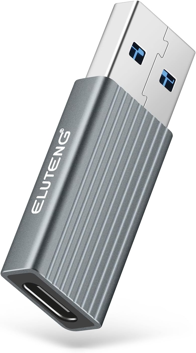 Amazon.com: ELUTENG USB C to USB Adapter 10Gbps Double Side Type C ...