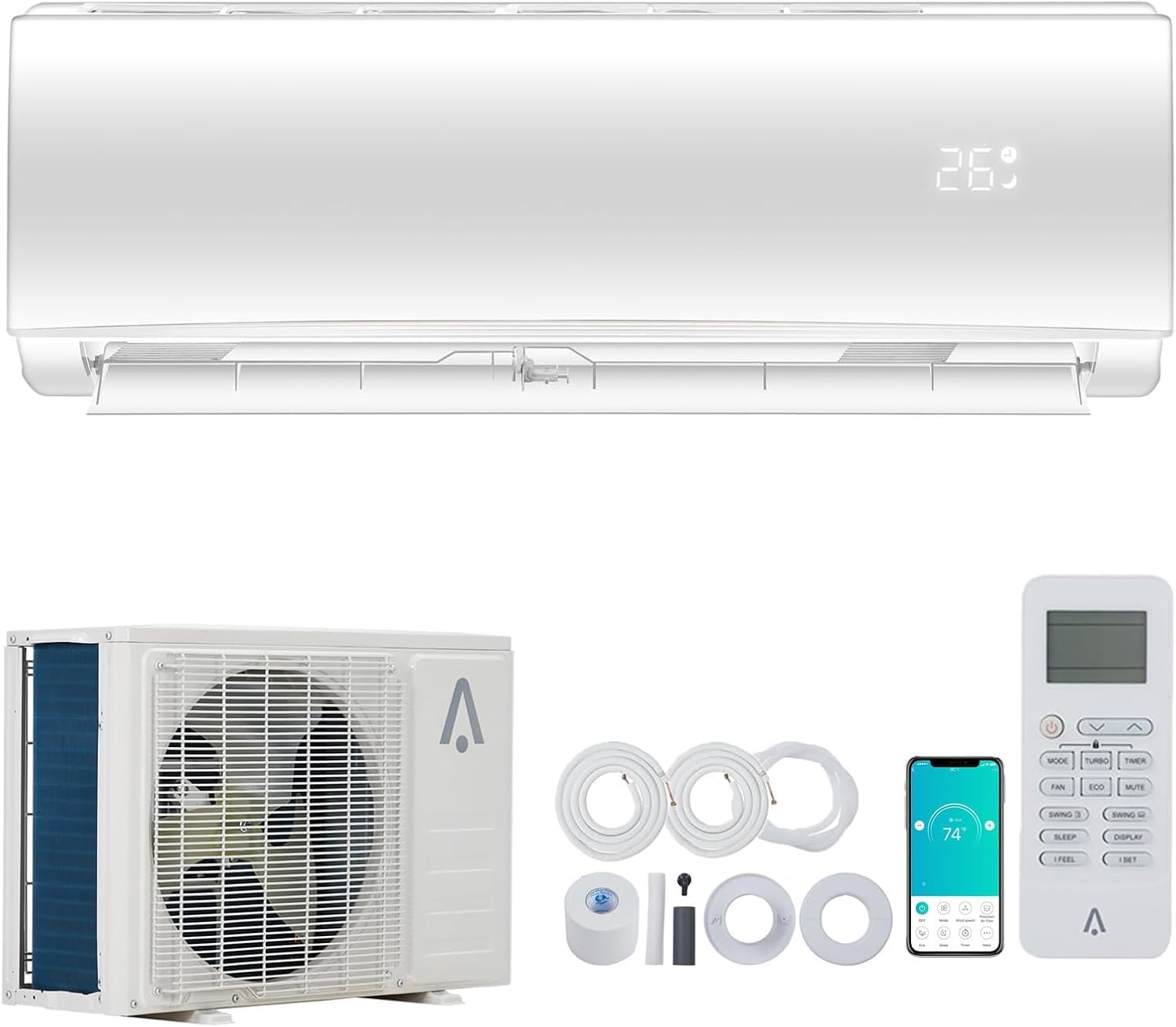 9,000 Btu Mini Split Air Conditioner 115V Wifi & Nepal | Ubuy