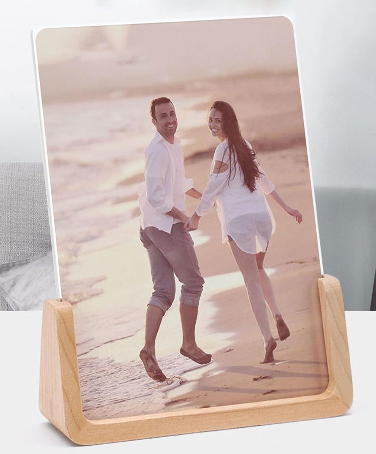 Amazon.com - IXITON Rustic Picture frame,Solid Wood Base photo frame ...