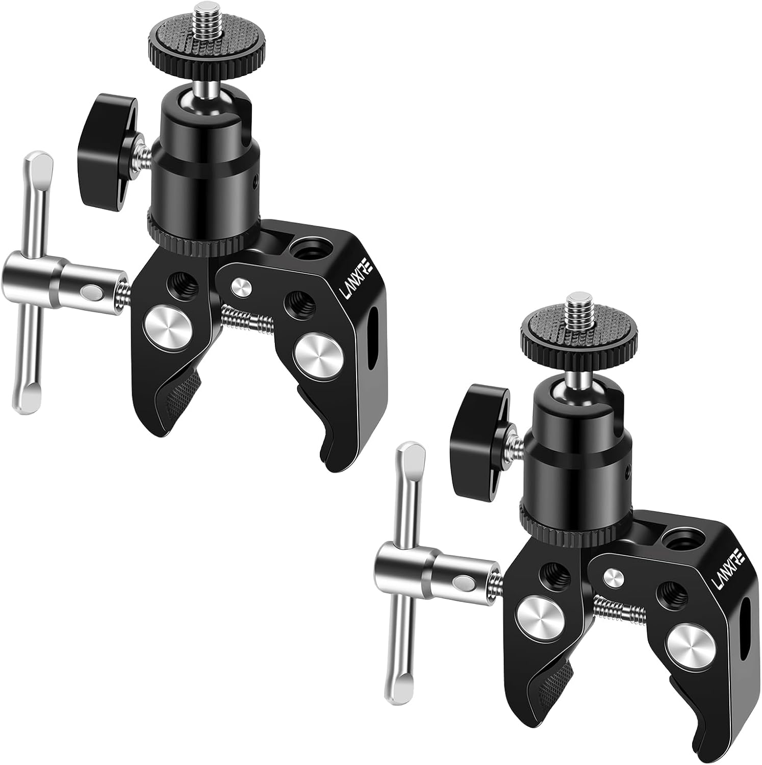 Amazon.com : Lanxire Super Clamp Camera Mount with Mini Ball Head and 1 ...
