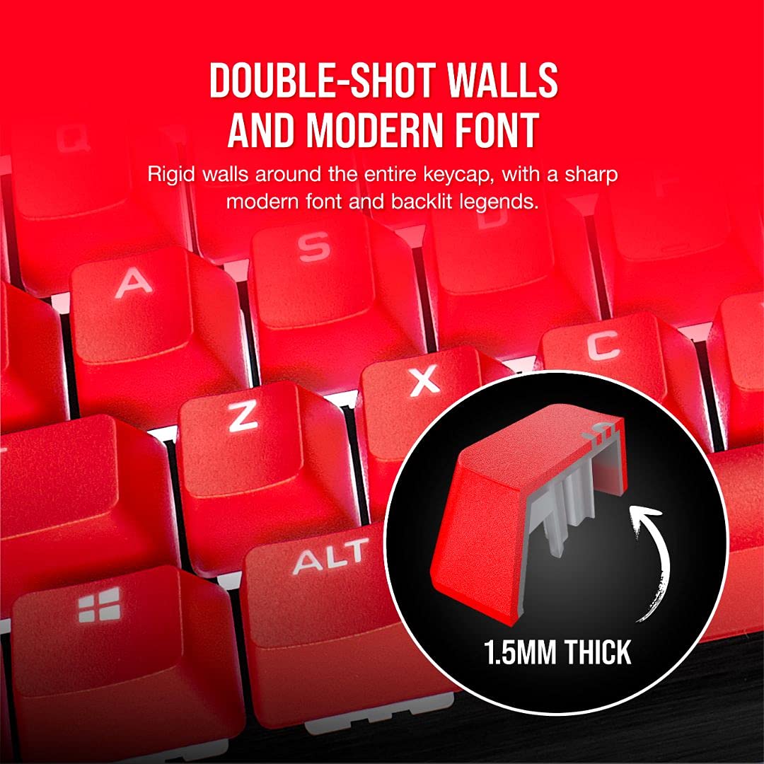 CORSAIR PBT Double-Shot PRO Keycap Mod Kit – Double-Shot PBT Keycaps ...