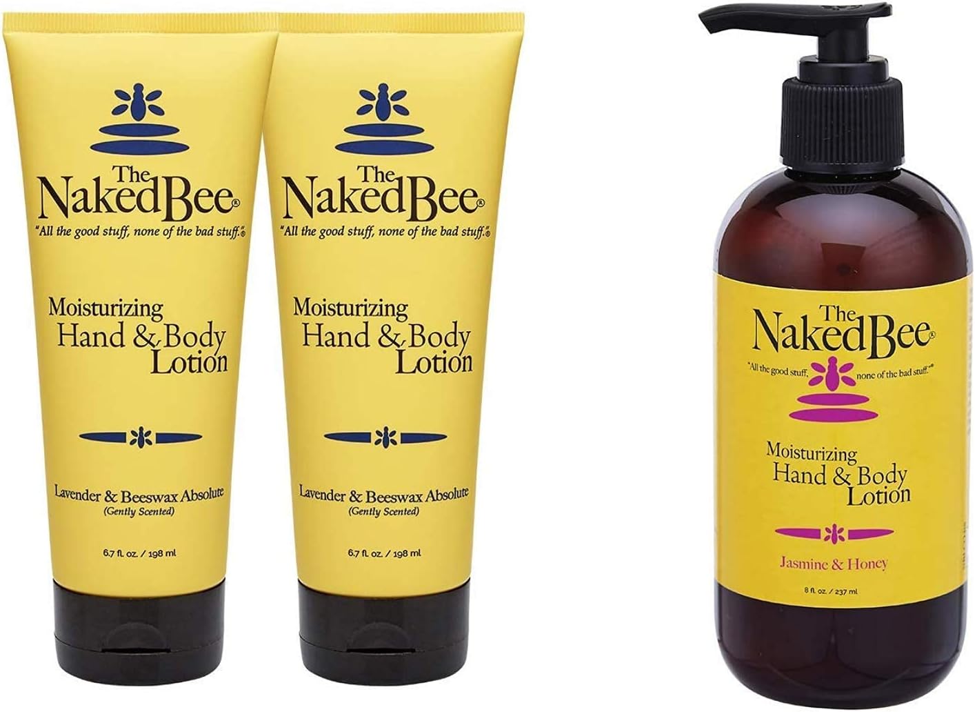 Amazon.com : The Naked Bee Lavender & Beeswax Absolute Hand and Body ...