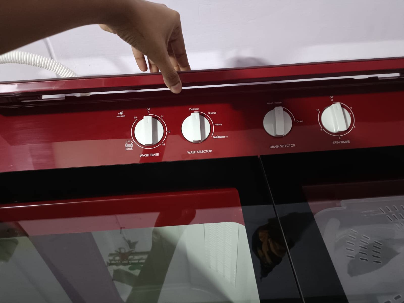 Panasonic 12 kg 5 Star Semi-Automatic Glass Lid Top Loading Washing ...