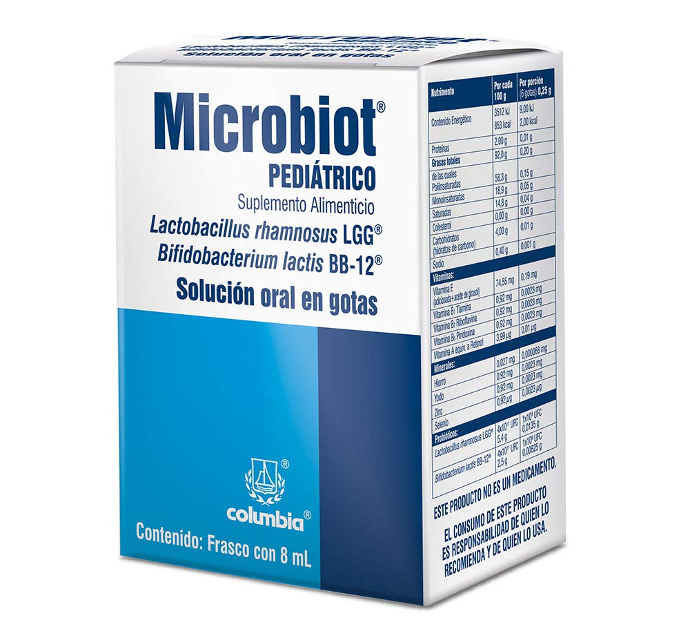 Microbiot Microbiot Ped Gts 8 Ml, Pack of 1 : Amazon.com.mx: Salud y ...