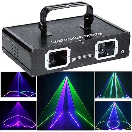 Amazon.com: Stage Lights,MARYGEL 4 in 1 Mixed Effect Sound Activated ...