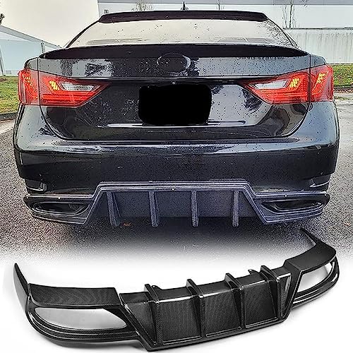 Amazon.com: MCARCAR KIT Rear Diffuser fits for Lexus GS350 F Sport ...