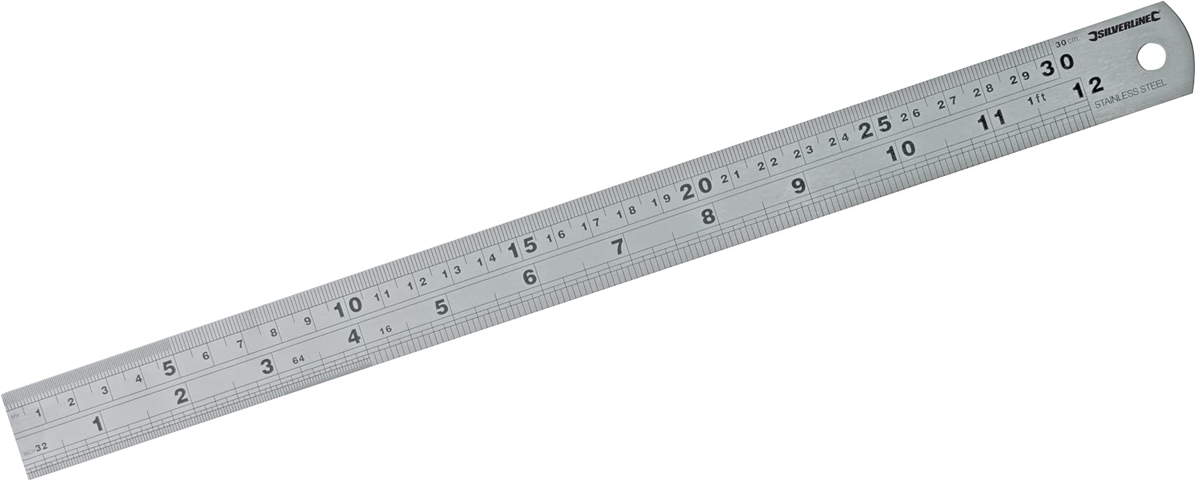 Silverline Steel Rule 300mm (MT66) : Amazon.co.uk: DIY & Tools