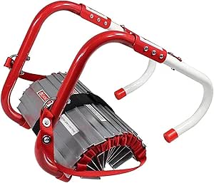 7.5M Fire Ladder Rope Ladder Rescue Ladder for Emergencies, Escape Rope ...