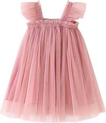 Amazon.com: Size 12 Dresses Sleeve Solid Tulle Princess Dress Dance ...