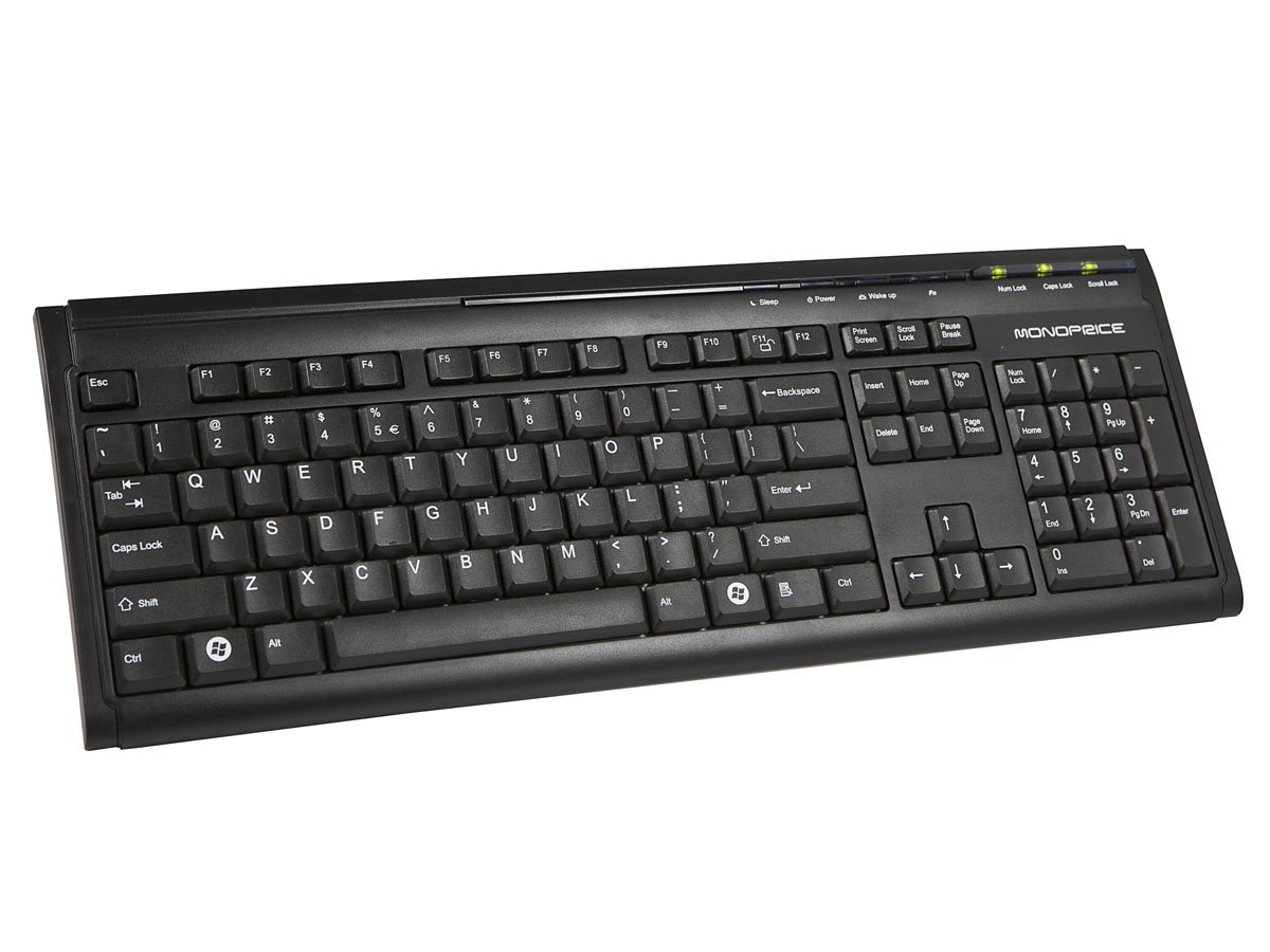 Amazon.in: Buy Monoprice K9 USB Keyboard, Black - (109277) Online at ...