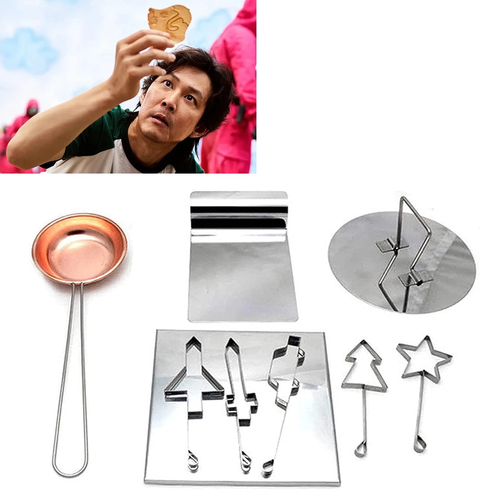 Buy Korean Dalgona Kit, Dalgona Korean Squid Game, Squid Game Sugar Kit ...