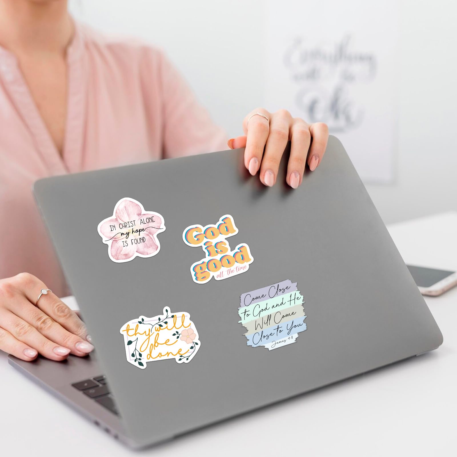 Snapklik.com : 50PCS Bible Verse Stickers: Inspirational Christian ...