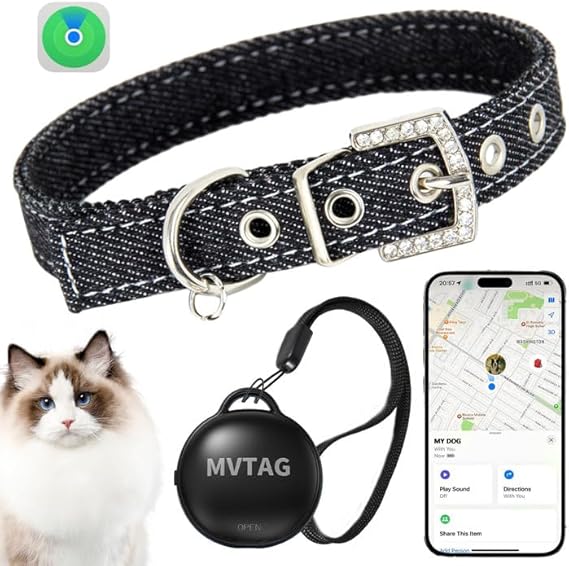 Amazon.com: Aoikoy Cat Tracker GPS Collar No Monthly Fee, Real-Time ...