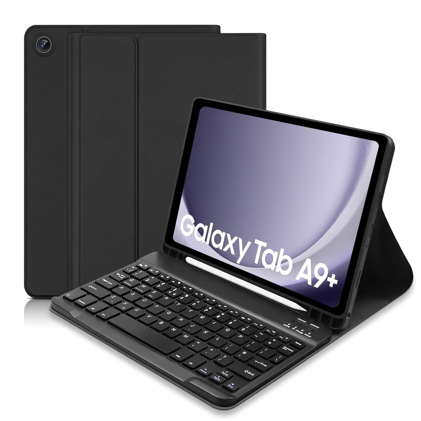 COEZFE Case with keyboard for Samsung Galaxy Tab A9 Plus, Keyboard Case ...
