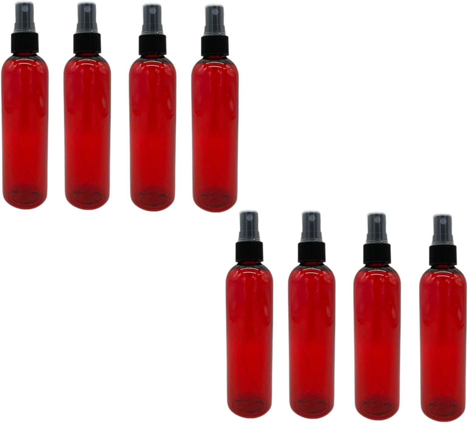 Amazon.com: Natural Farms 4 oz Red Cosmo Plastic Spray Bottles -8 Pack ...