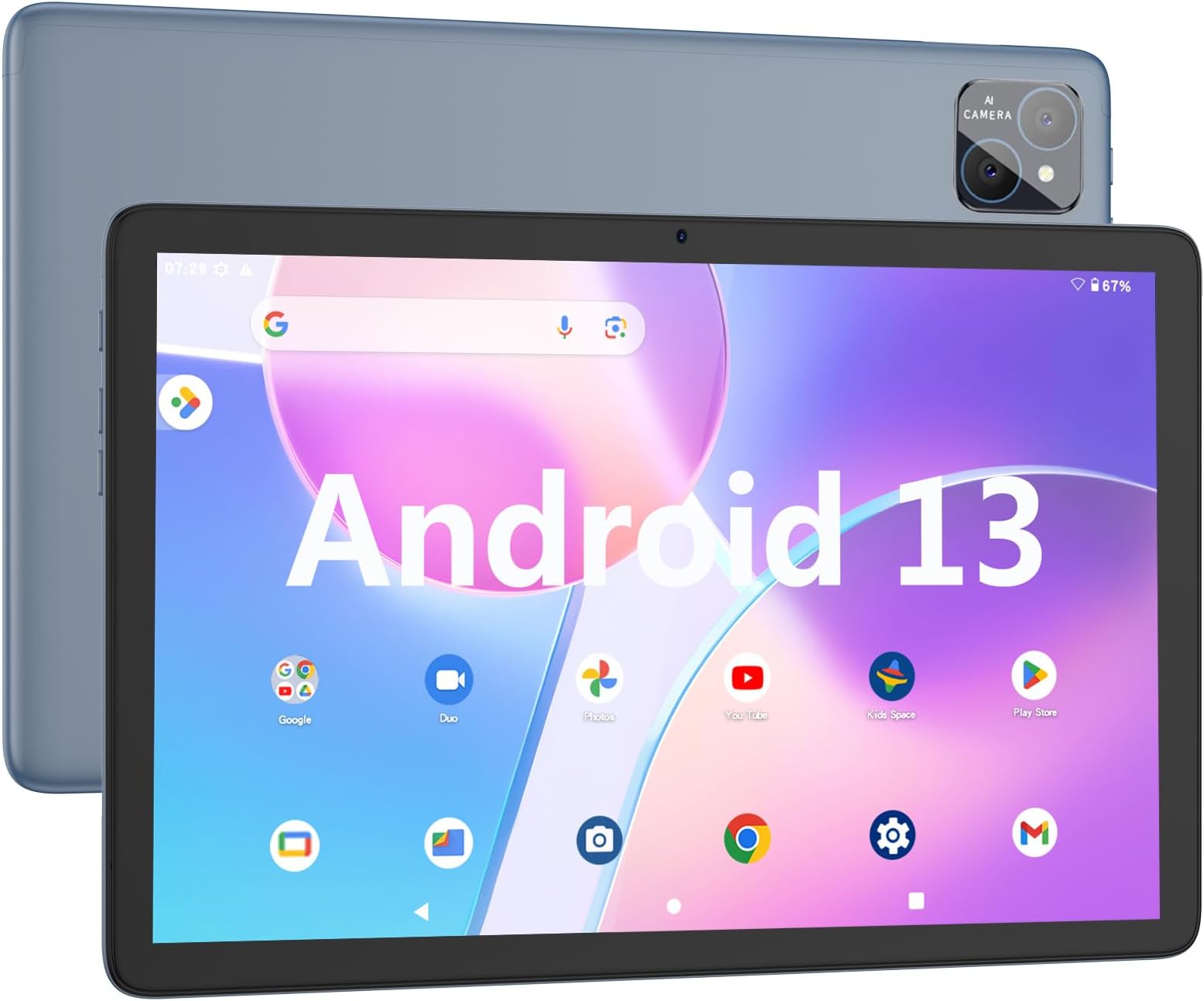 Amazon.com : PRITOM TAB12 10 Inch Phone Tablet Android 13, 5Ghz WiFi ...