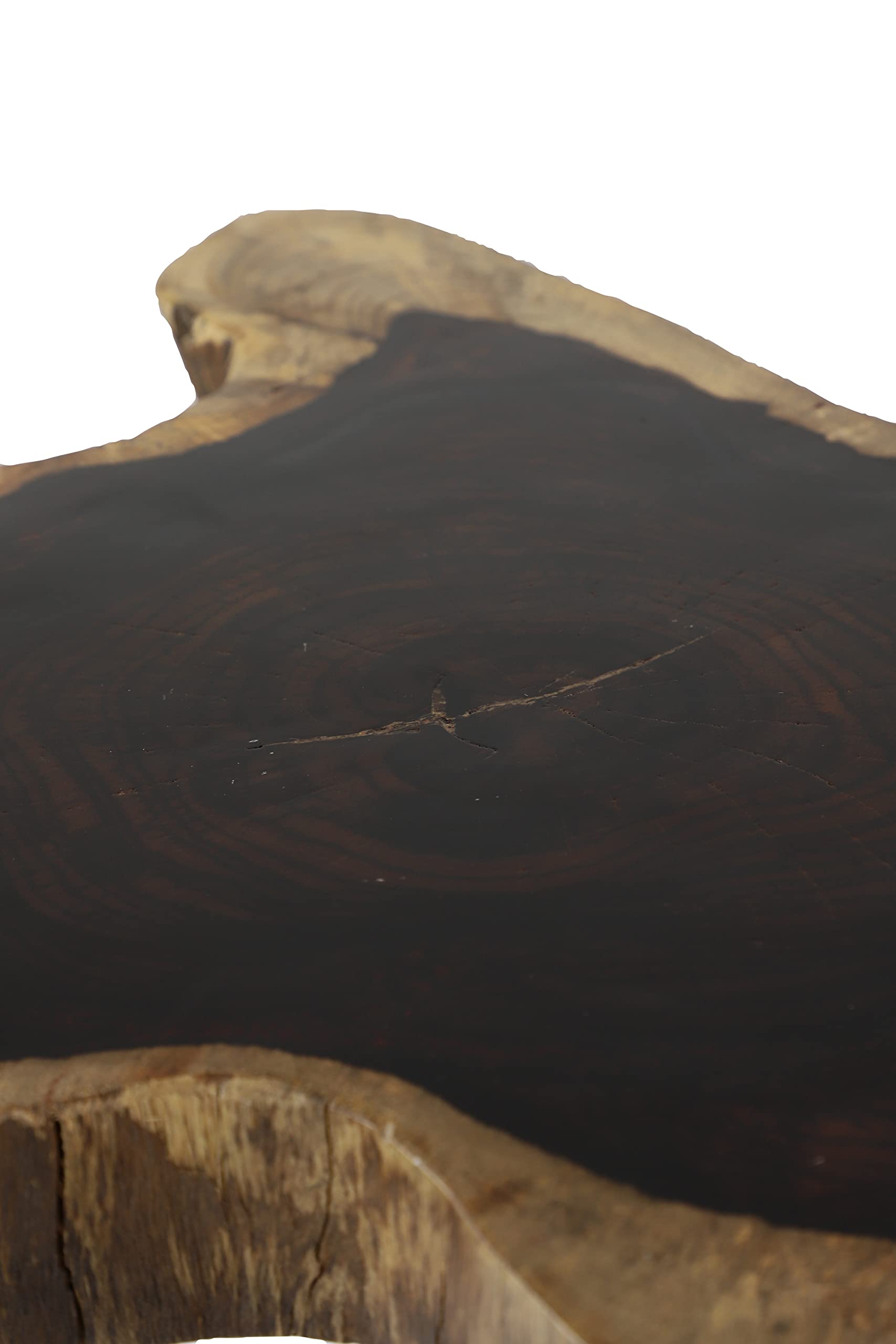 missing legs Deco 79 Wood Round Accent Table with Black Metal Tripod ...