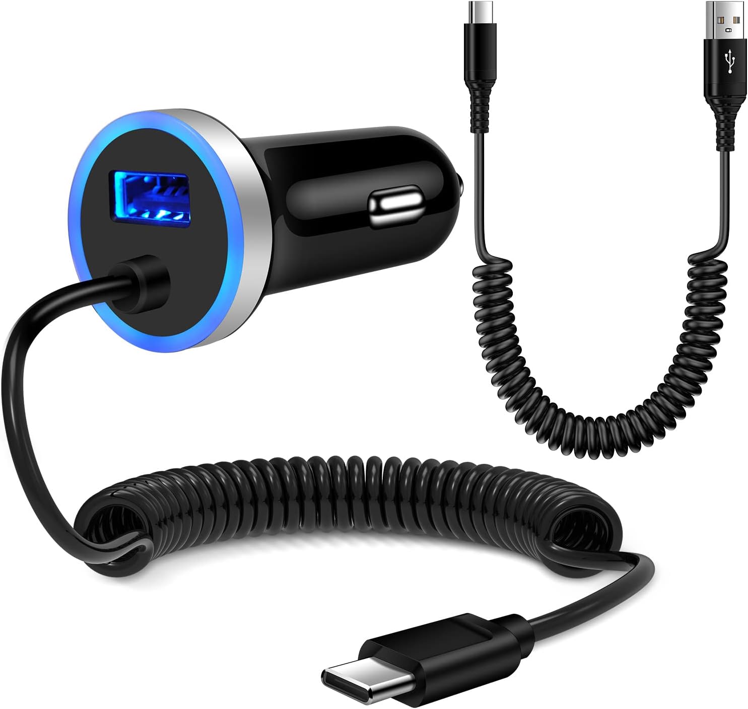 Amazon.com: USB C Fast Car Charger for Samsung Galaxy S25 S24 S23 S22 ...