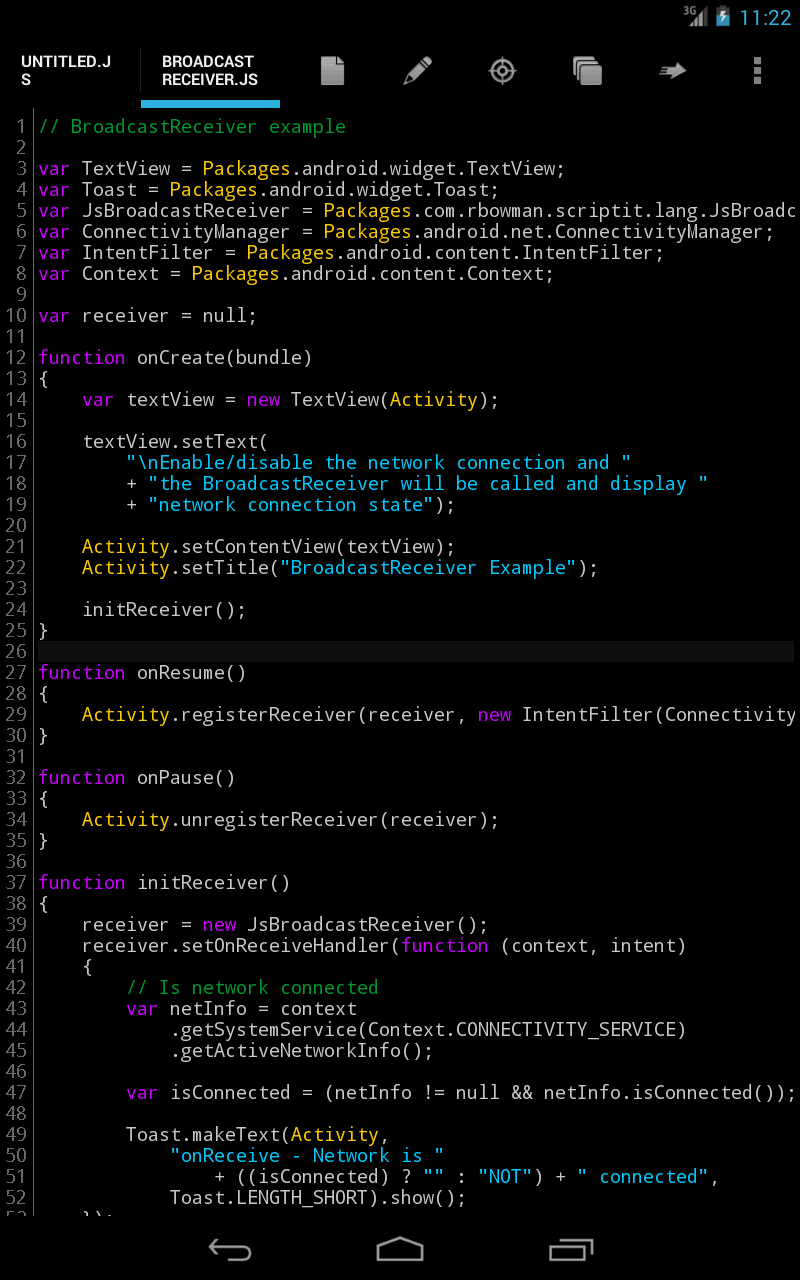 ScriptIt - JavaScript IDE ... - App on Amazon Appstore