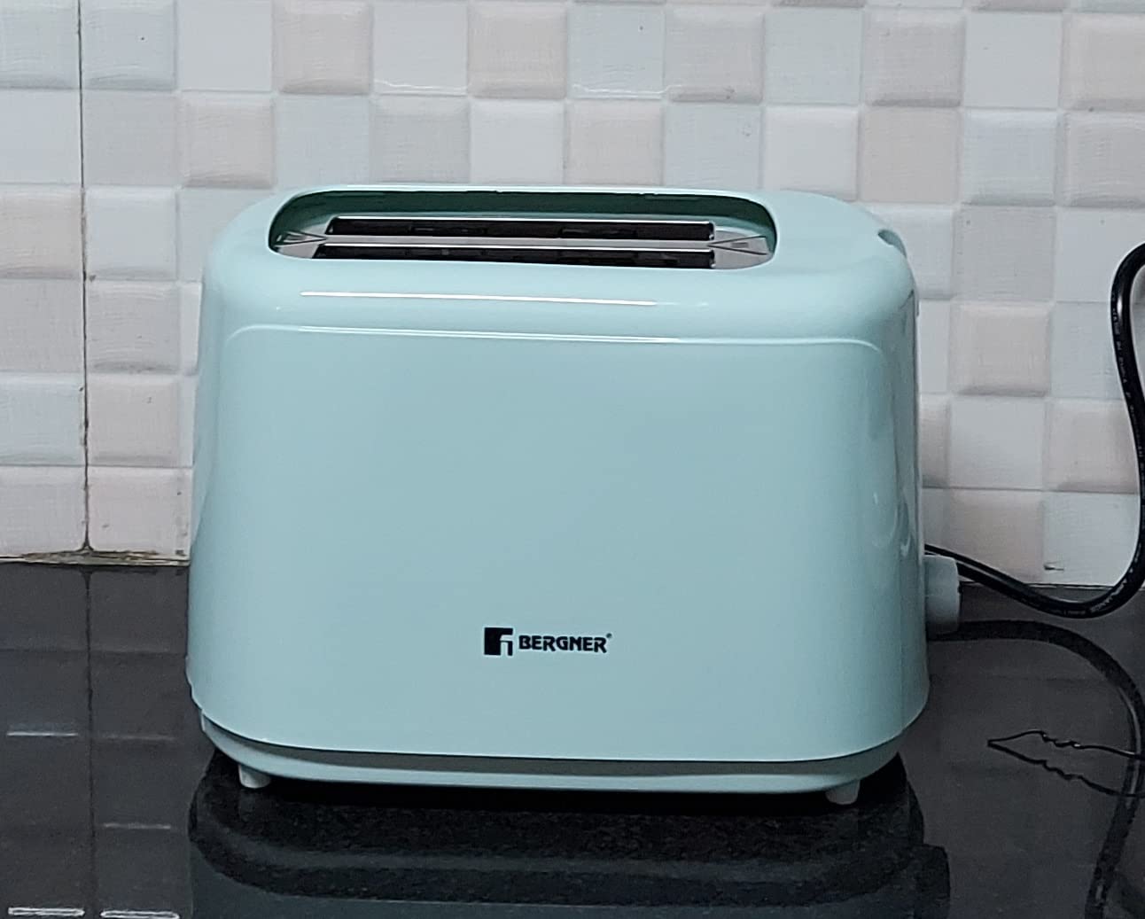 Bergner Swiss Home Pop Up Bread Toaster for Home (750 Watt, Yellow ...