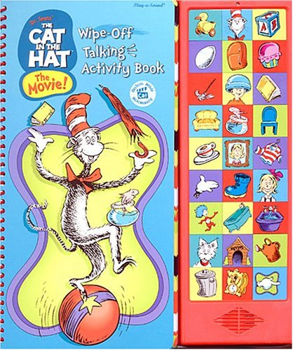 Dr. Seuss' The Cat in the Hat the Movie! Wipe-Off Talking Activity Book ...