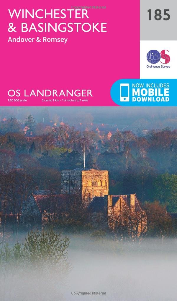 Winchester & Basingstoke Map | Andover & Romsey | Ordnance Survey | OS ...