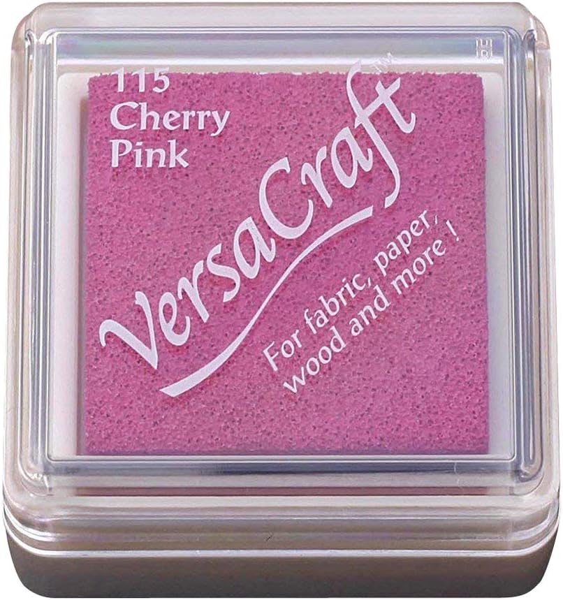 Amazon.com: Tsukineko Stamp Pad Versa Craft S Cherry Pink for Seal [VKS ...