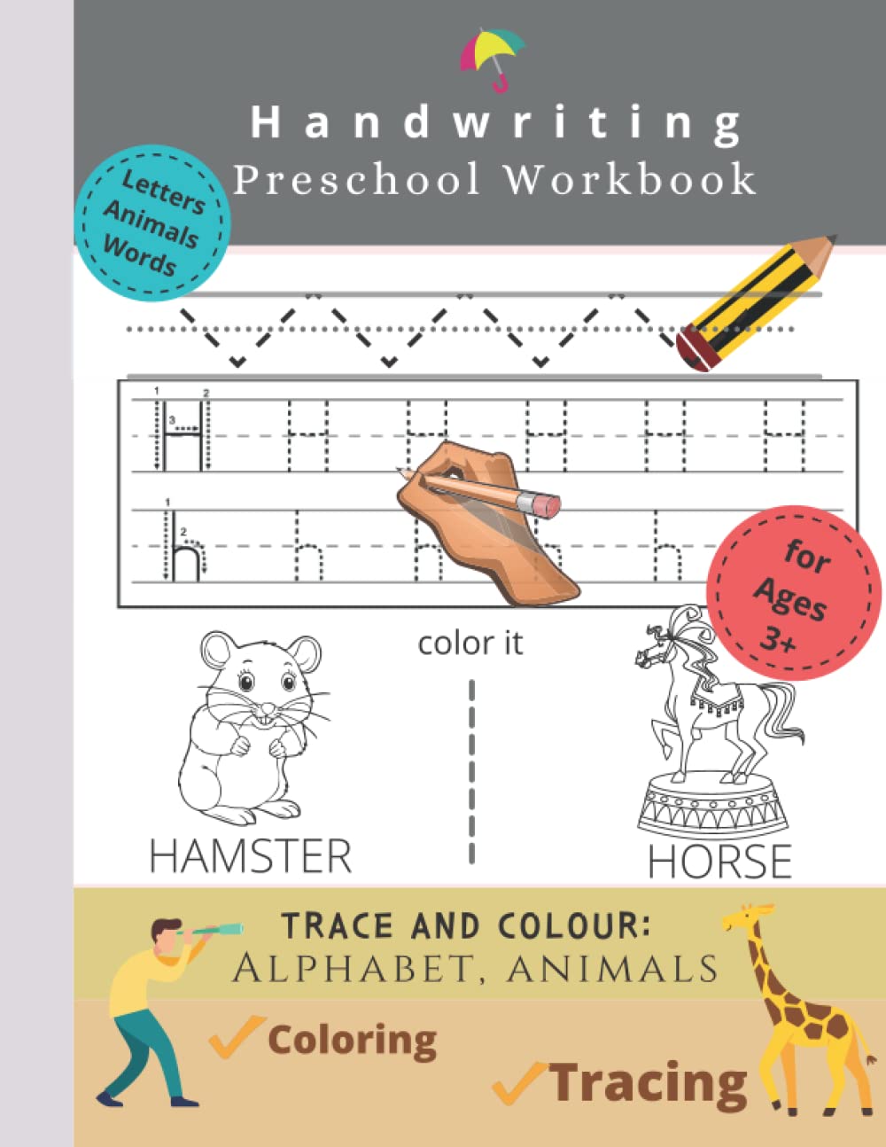 Buy Trace Letters: Alphabet Handwriting Practice for toddlers ...