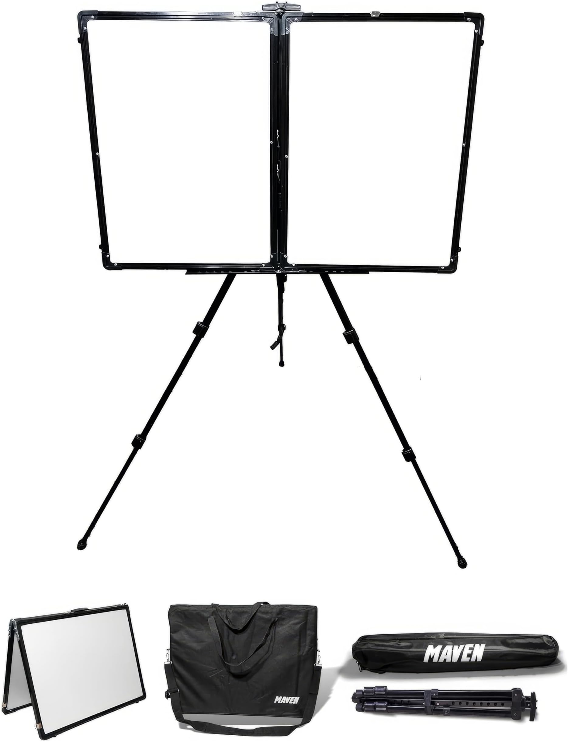 Amazon.com : Maven Portable Whiteboard Folding Travel White Board with ...