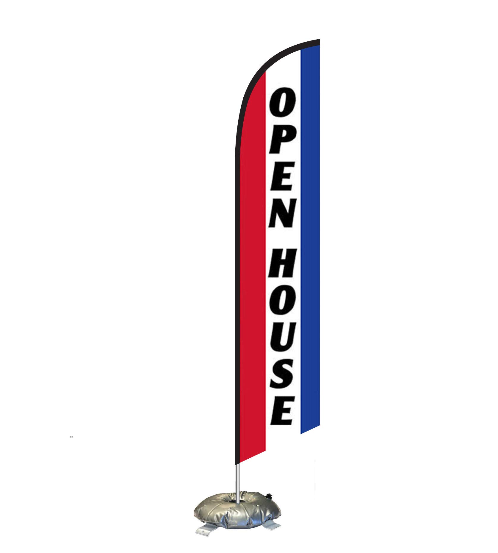 Amazon.com : FFN Open House Feather Flag Kit with Cross-base and Weight ...