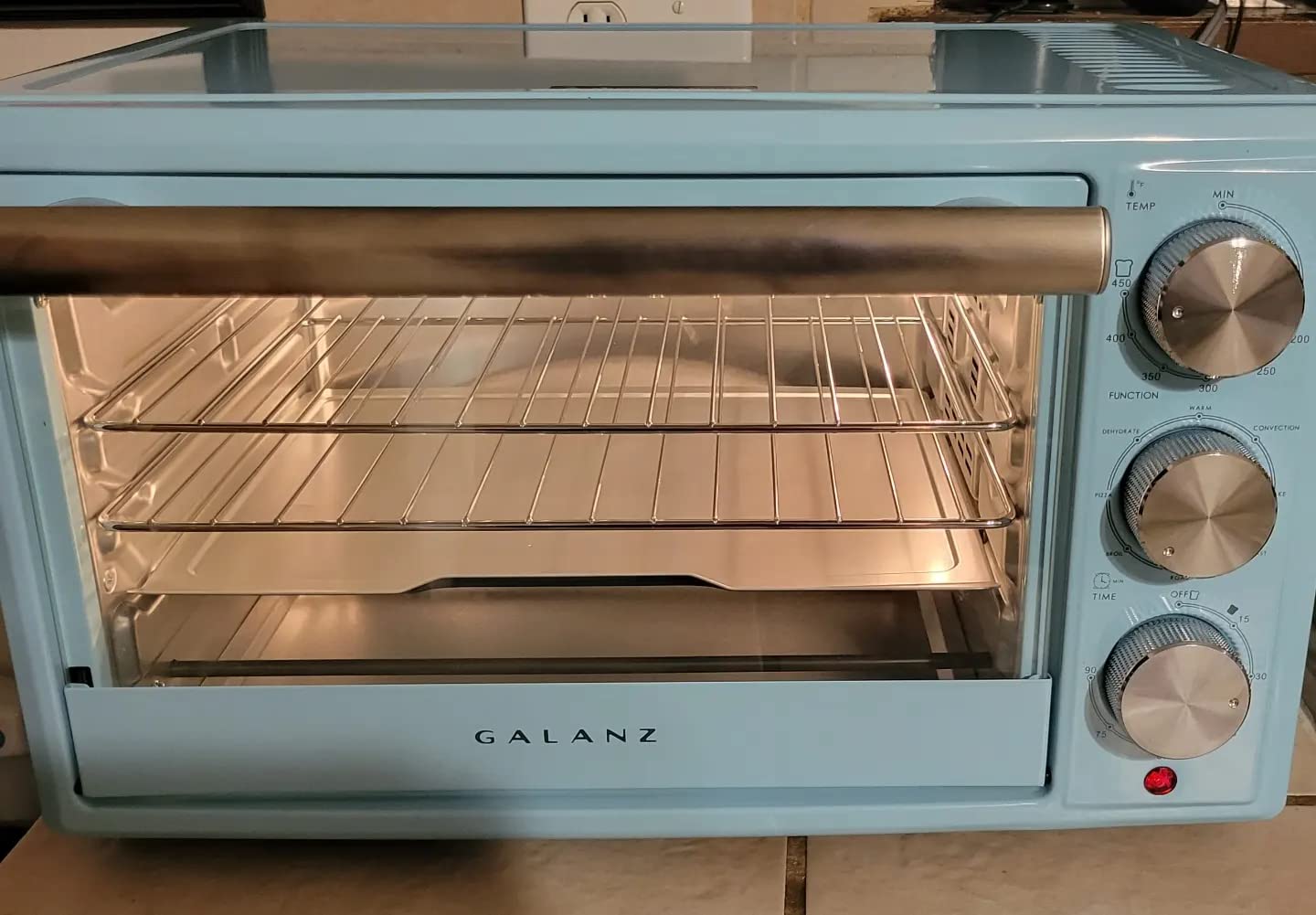 $17/mo - Finance Galanz GRH1209RDRM151 Large 6-Slice Retro Toaster Oven ...