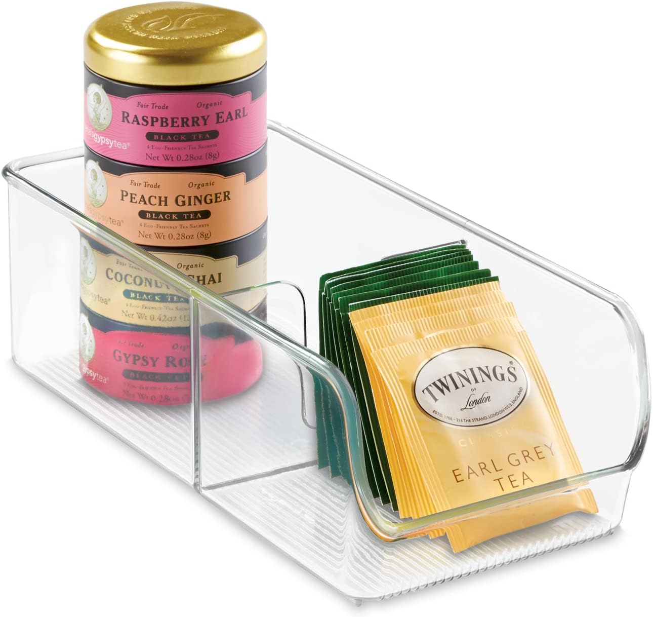 Amazon.com: iDesign Linus Spice Packet Organizer Bin for Kitchen Pantry ...