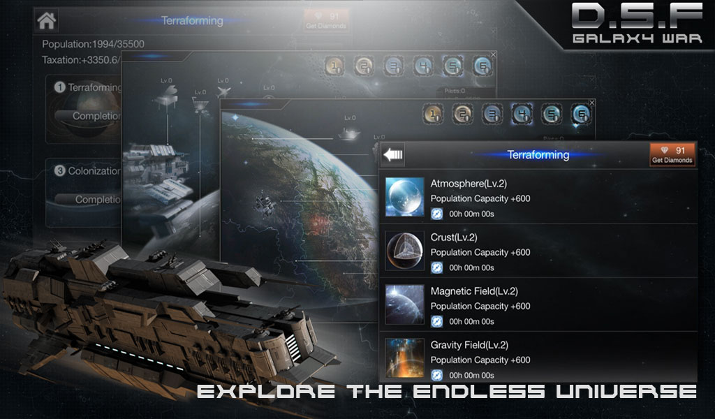 Deep Space Fleet Game Online