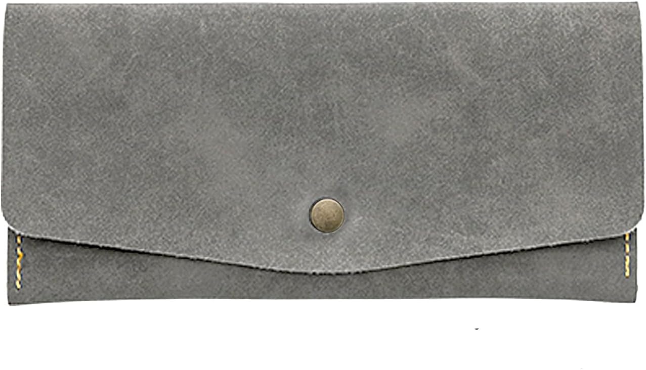 Amazon.com: NatSumeBasics Grey Money Wallet Faux Leather Budget Money ...