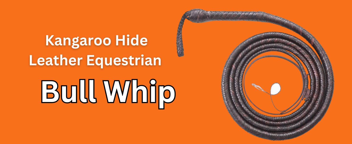 12 Strand Whips SCORPIONS Kangaroo Hide Bull Whip - 12 Strand Handmade ...