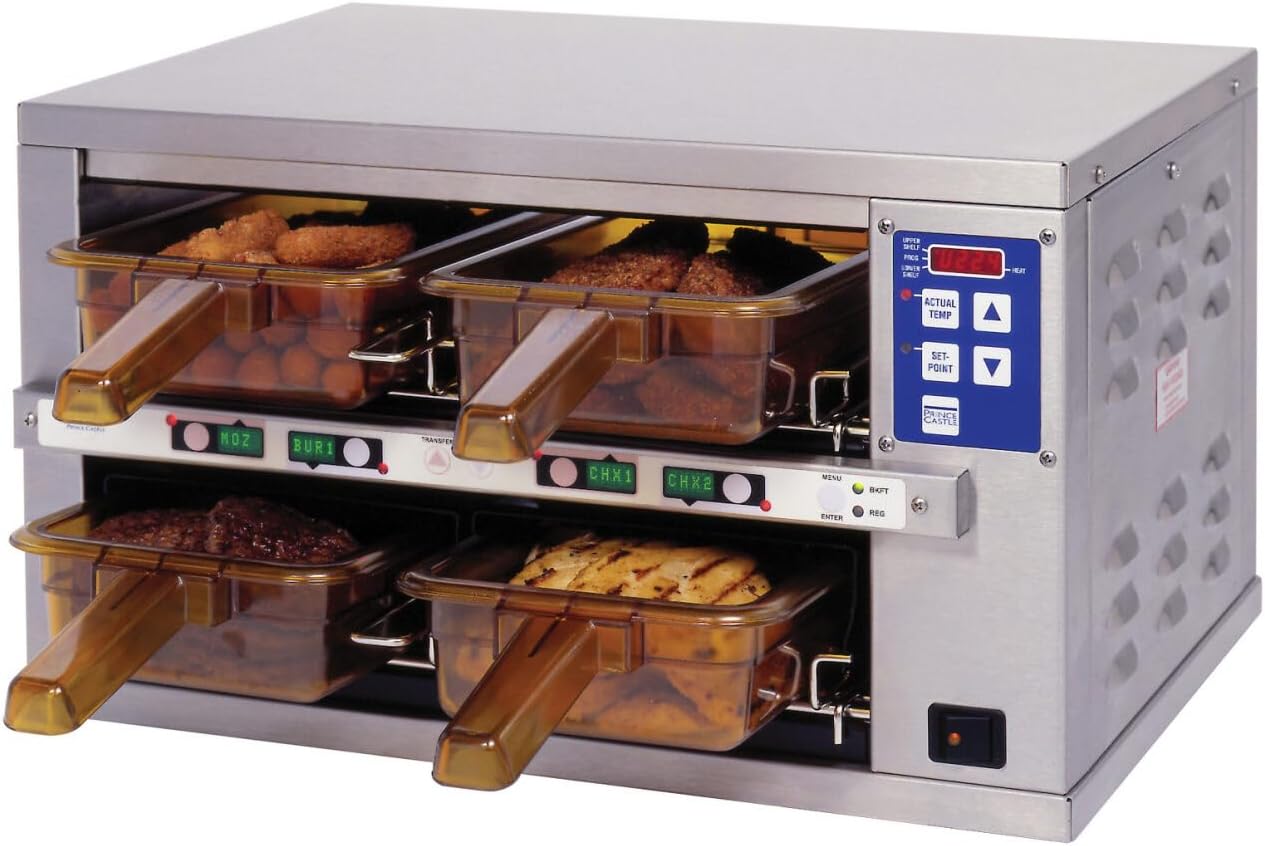 Amazon.com: Prince Castle Dual-Side 2-Shelf/4-Pan Dedicated Heated ...