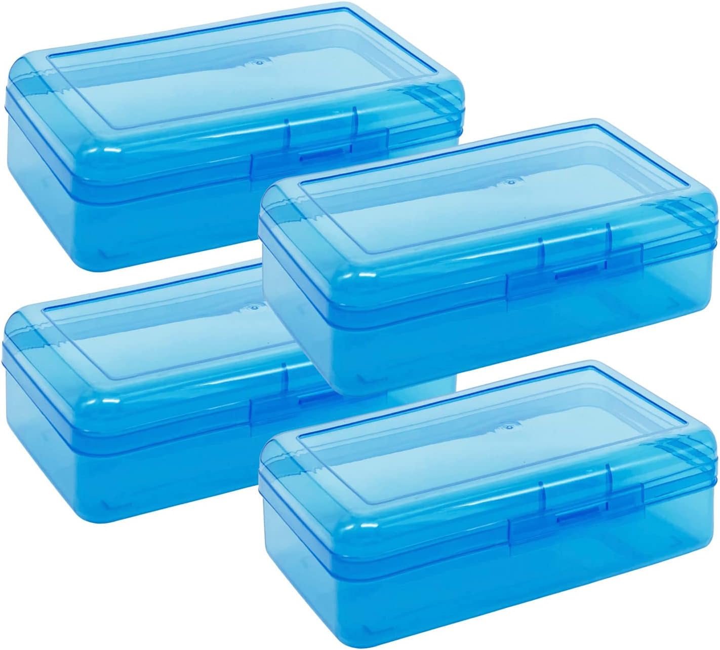 Amazon.com: Ykimok Large Capacity Clear Pencil Box, Pencil Case ...