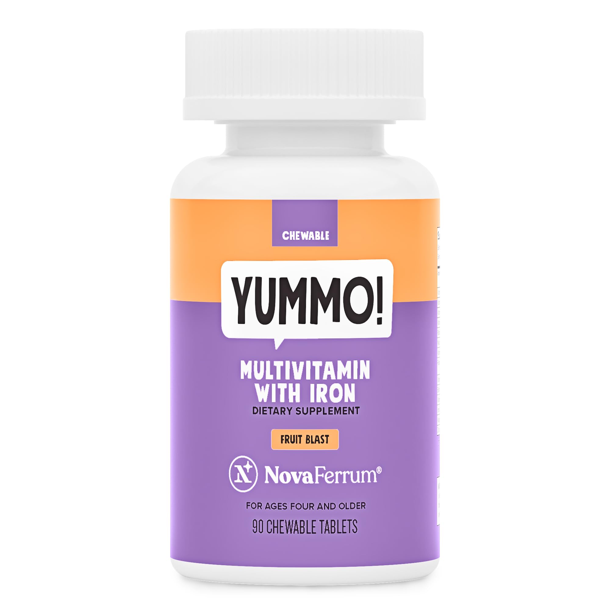 Novaferrum Yummo Kids Chewable Multivitamin With Iron 18mg Of Iron ...